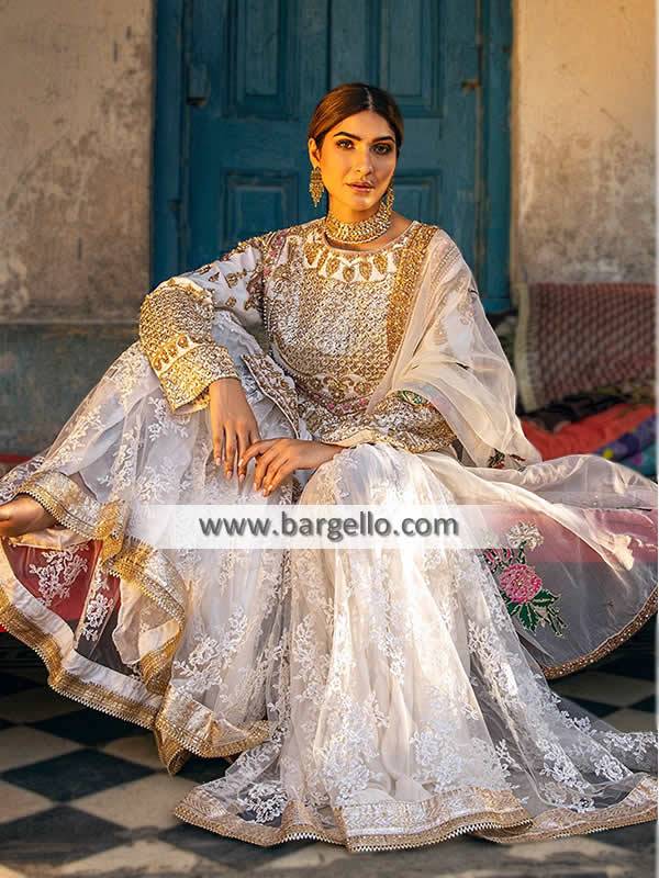 Designer Sharara Suits for Nikah Riyadh Saudi Arabia فساتين زفاف الرياض ...