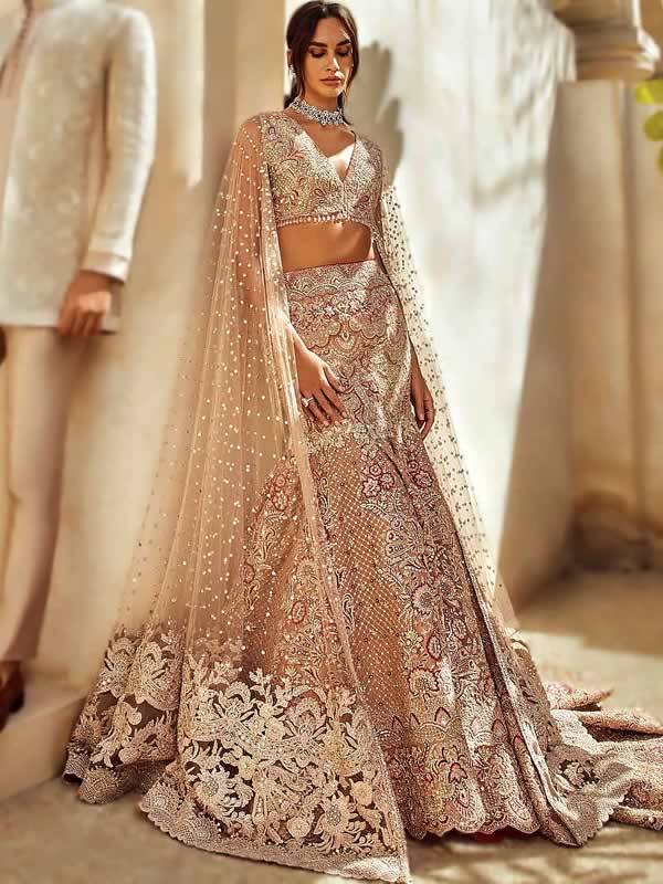 Mermaid Lehenga Choli Richmond Hill New York USA Pakistani Designer ...