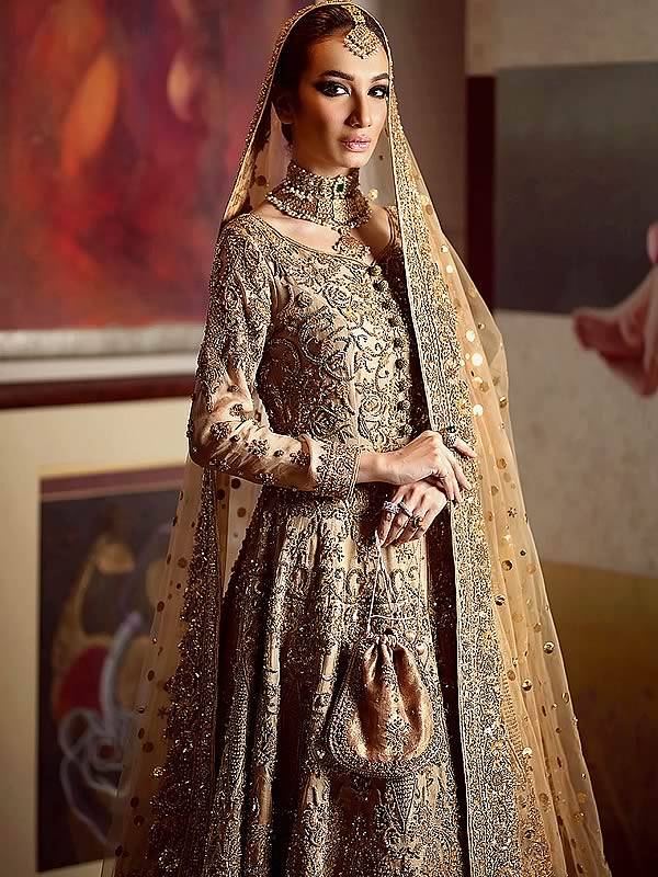 HSY Bridal Anarkali Dress Pakistani Bridal Anarkali Dress Latest Bridal ...
