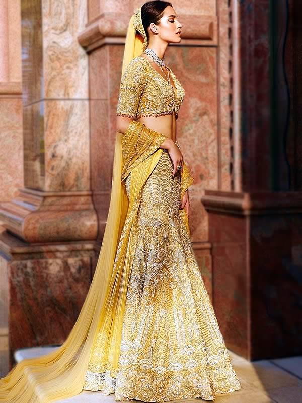 Bridal Mermaid Lehenga Manchester UK Faraz Manan Mermaid Lehenga