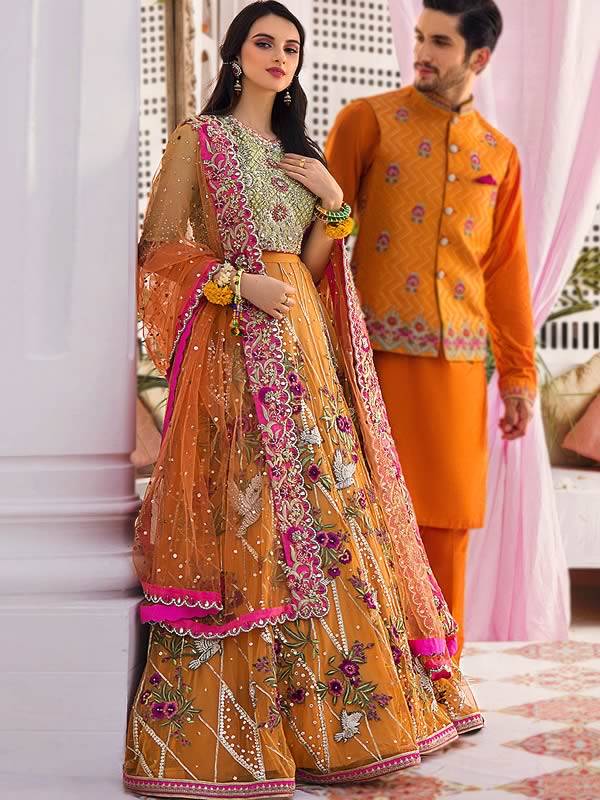 Bridal Mehndi Dress Hamtramck Michigan Usa Pakistani Mehndi Dresses