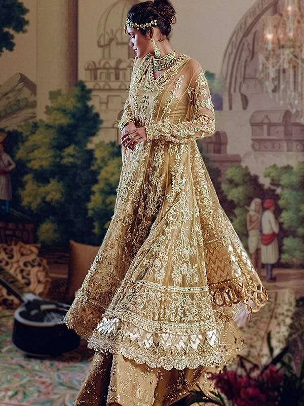 Bridal Anarkali Suit for Walima Williston Park New York USA Elan Bridal ...